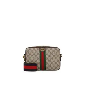 Gucci Ophidia Gg Supreme Shoulder Bag - Cream