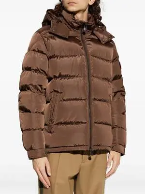 Moncler Maya Matte Short Down Jacket - Brown