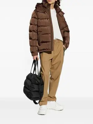 Moncler Maya Matte Short Down Jacket - Brown