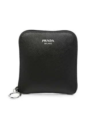 Prada Nylon Tote Bag With Saffiano Leather Case