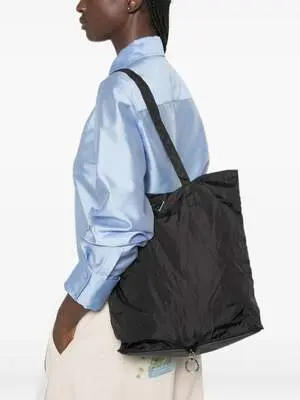Prada Nylon Tote Bag With Saffiano Leather Case
