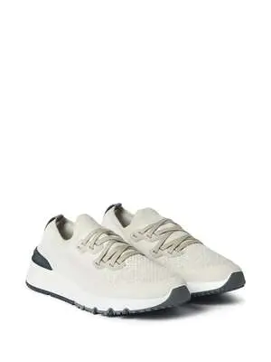 Brunello Cucinelli Cotton Chiné Knit Runners