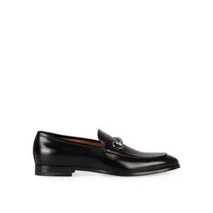 Gucci Horsebit Leather Loafers - Black