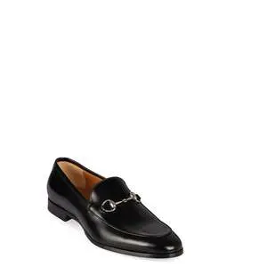 Gucci Horsebit Leather Loafers - Black