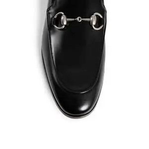 Gucci Horsebit Leather Loafers - Black
