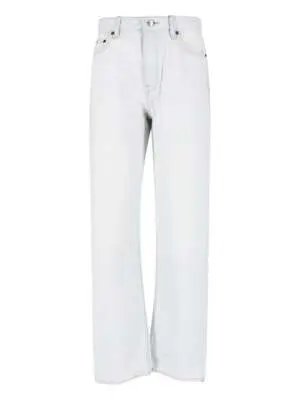 Calvin Klein CALVIN KLEIN High-Waist Wide-Leg Jeans White