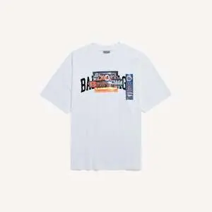 Balenciaga Graphic-print Oversized-fit T-shirt