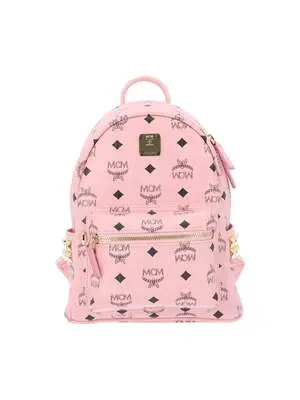 Mcm M-style Mini Leather Crossbody Bag - Pink