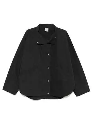 TOTEME Organic Cotton High Collar Parachute Jacket - Black