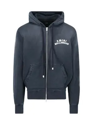 Amiri Hollywood-embellished Zip-up Hoodie