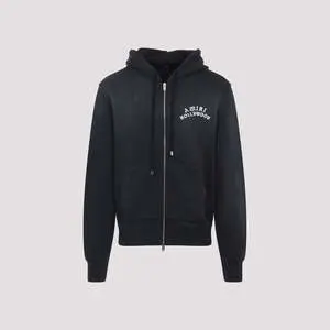 Amiri Hollywood Embellished Zip-up Hoodie - Black