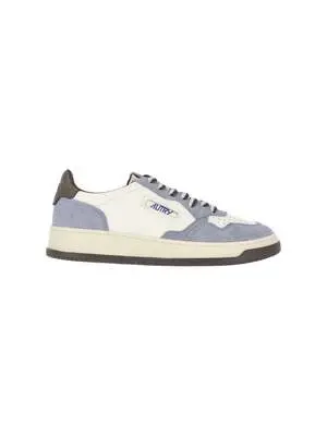AUTRY Leather Lace-up Sneakers - White