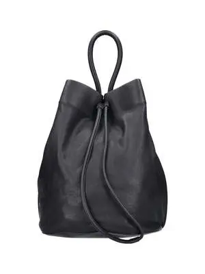 UMA WANG Leather Drawstring Mini Bag