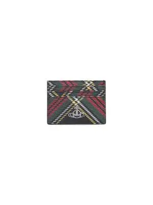VIVIENNE WESTWOOD Designer Small Wallet With Signature Detail - Multicolour
