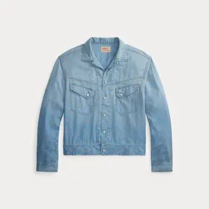 Ralph Lauren Horseshoe-print Denim Shirt Jacket