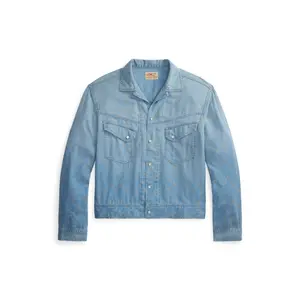 Ralph Lauren Horseshoe-print Denim Shirt Jacket