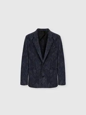 Missoni Cotton And Viscose Zig Zag Blazer - Multicoloured