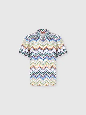 Missoni Short-sleeve Viscose Bowling Shirt - Multicoloured