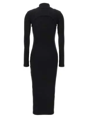 Off-White Off Stamp Rib' Dress