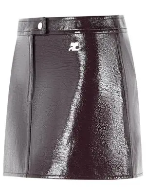 COURREGES Courrèges Vinyl Miniskirt - Multicolor