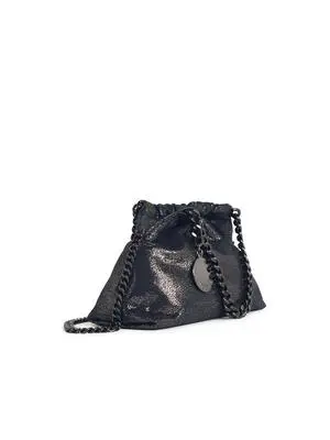 Stella McCartney Mini Bag With Chain Detail - Blue