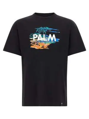 Palm Angels Graphic Print T-shirt - Black