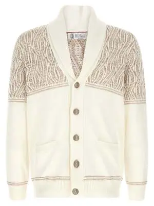 Men's Cream Cardigans