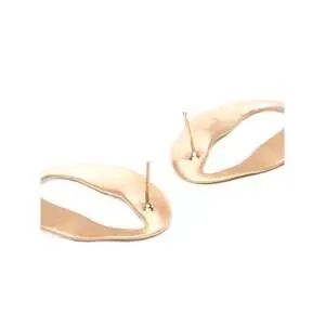 Cult Gaia Tone Brushed Asymmetric Earrings - Gold