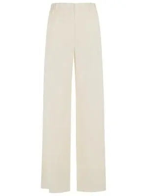 Max Mara Editto Virgin Wool Pants - White