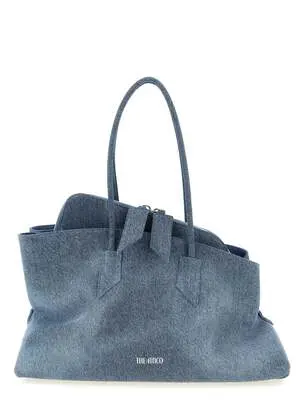 ATTICO THE ATTICO 'La Passeggiata Medium' Denim Shoulder Bag