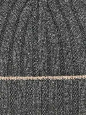 Brunello Cucinelli Cashmere Beanie - Gray