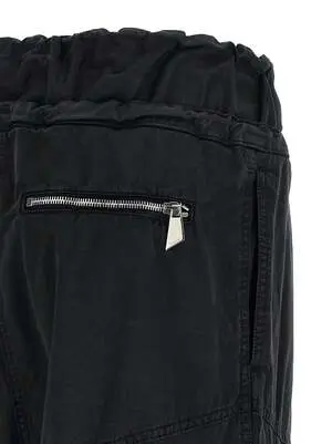 Attico Cargo Pants With Oversized Silhouette And Utility Pockets - Black