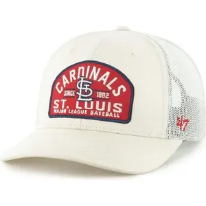 '47 St. Louis Cardinals Leland Adjustable Trucker Hat - Cream