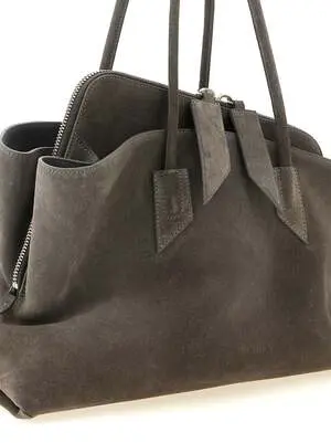 Attico La Passeggiata Medium Shoulder Bag - Gray