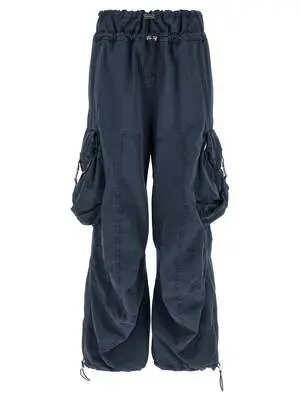 Attico Parachute Cargo Pants - Blue