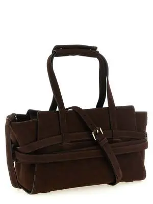 Moschino Tie Me' Handbag - Brown