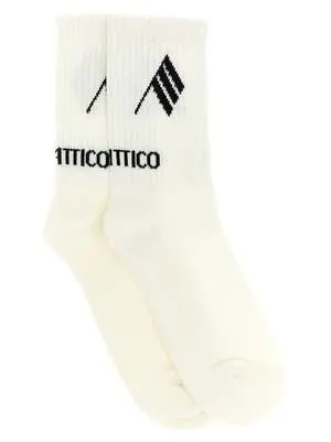 Attico Logo Intarsia Socks - Multicolor
