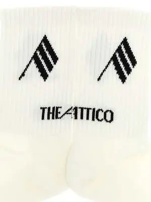 Attico Logo Intarsia Socks