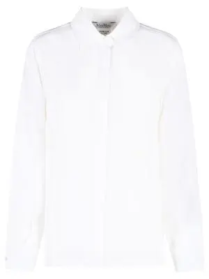 Max Mara Geranio Silk Shirt - White