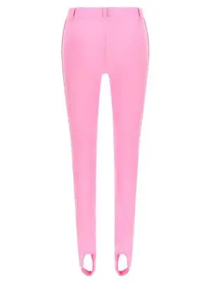 Moschino Leggings With Logo Detail - Pink