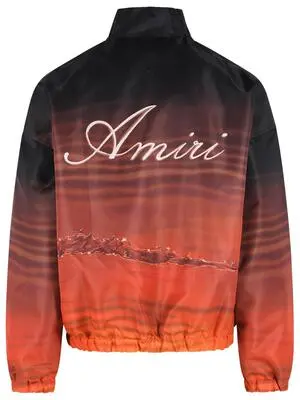 Amiri Palms Print Bomber Jacket - Orange