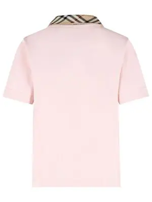 Burberry Imogen Cotton Polo Shirt - Pink