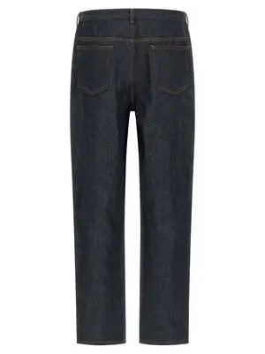 A.p.c. Fairfax" Low-rise Wide Leg Jeans In Japanese Denim - Blue