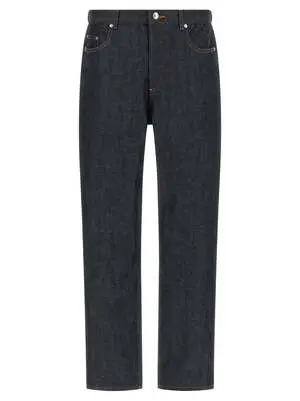 A.p.c. A.P.C. "Fairfax" Low-Rise Wide Leg Jeans In Japanese Denim Blue