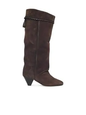 Isabel Marant Étoile Elita Suede High Boots - Brown