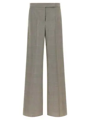 Max Mara Max Mara 'MxmNetto' Wool Wide-Leg Trousers Gray