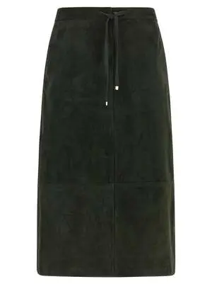 Max Mara Smmgazza Suede Skirt
