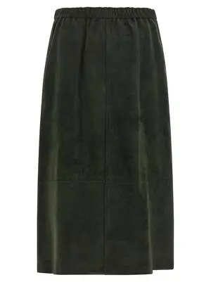 Max Mara Smmgazza Suede Skirt