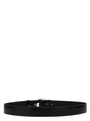 DIESEL® Belt With D Logo Buckle