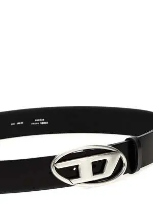 DIESEL® Belt With D Logo Buckle